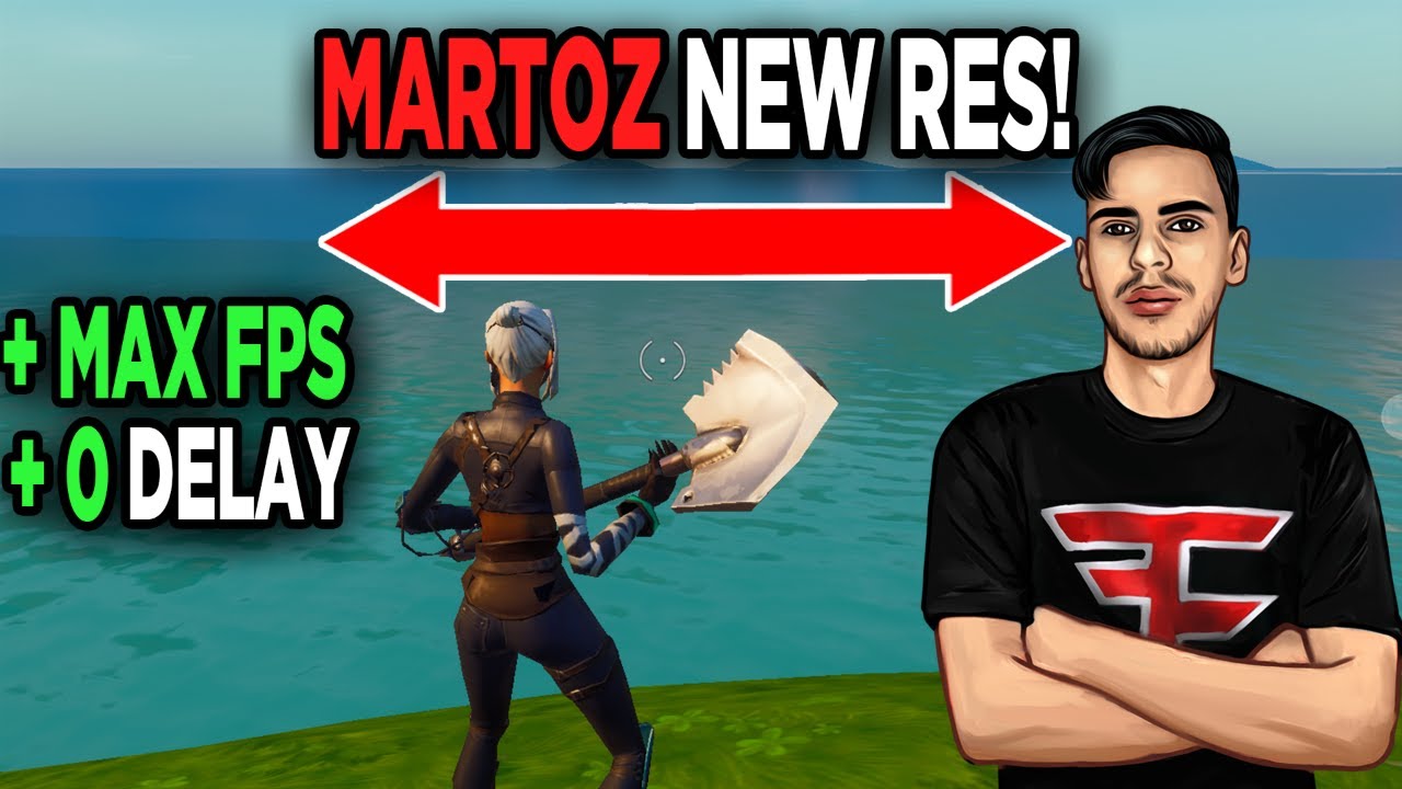 How To Get FaZe Martoz's NEW Stretched Resolution In Fortnite Chapter 3 ...