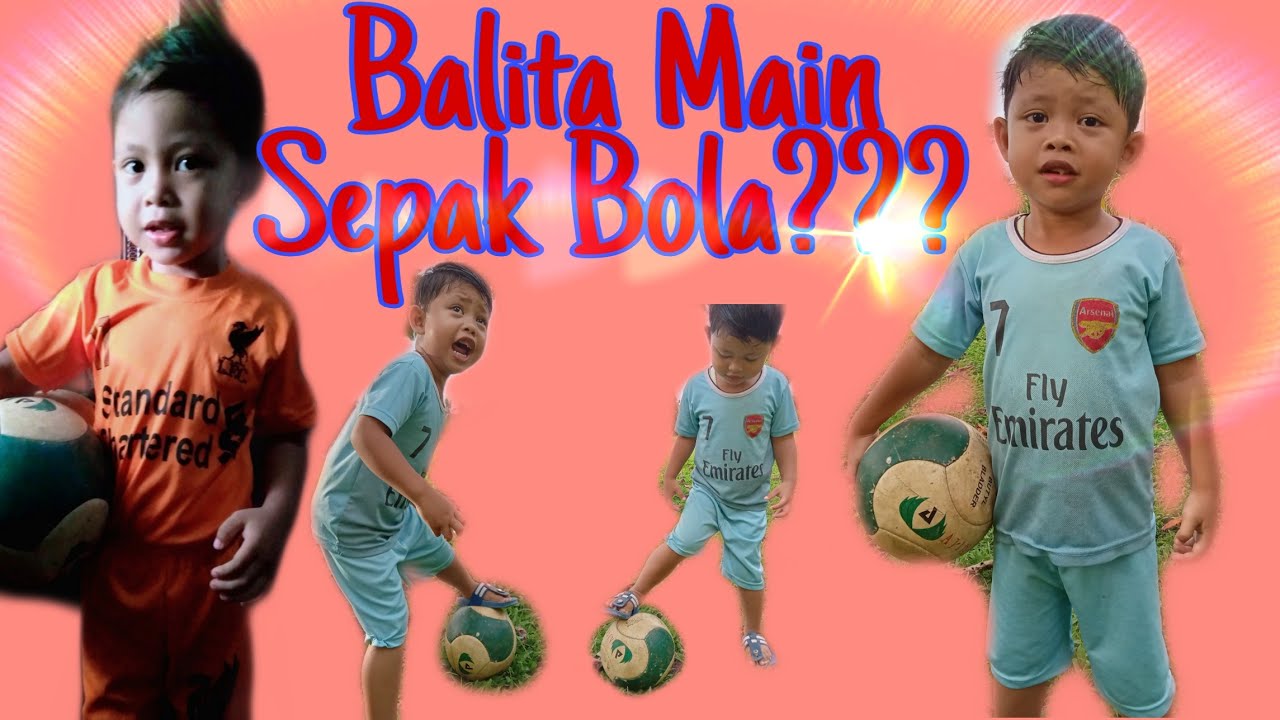 Main Sepak Bola 💙 Kids Play Soccer 🌟 Mas Aqib - YouTube