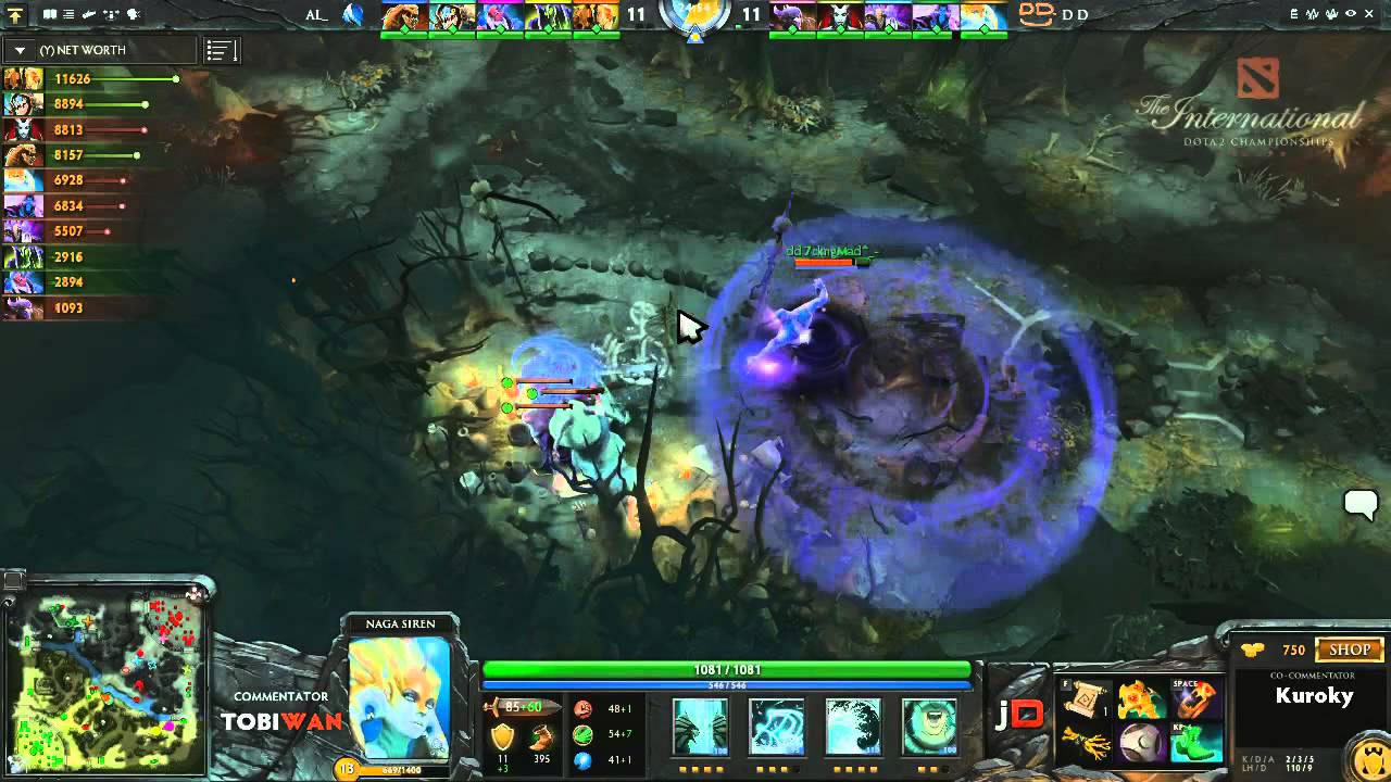 Absolute Legends vs DD DOTA Game 2 DOTA 2 International Western ...