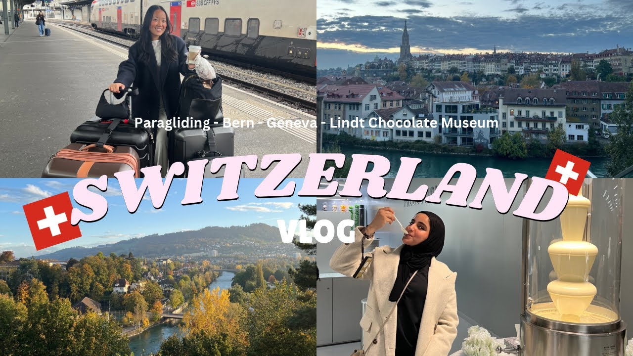 SWITZERLAND🇨🇭pt. 3/3 | paragliding, accidentally in Bern, exploring ...