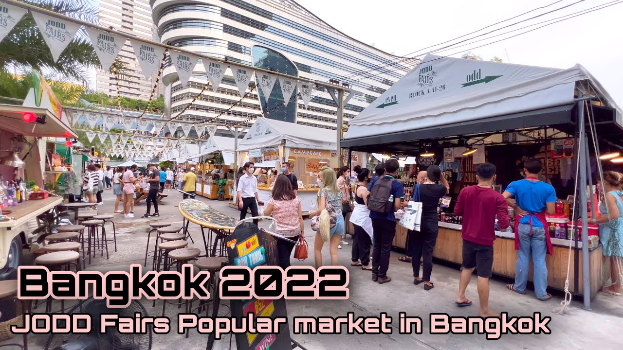 Jodd Fairs , Popular Market in Bangkok Thailand now , Walking tour ...