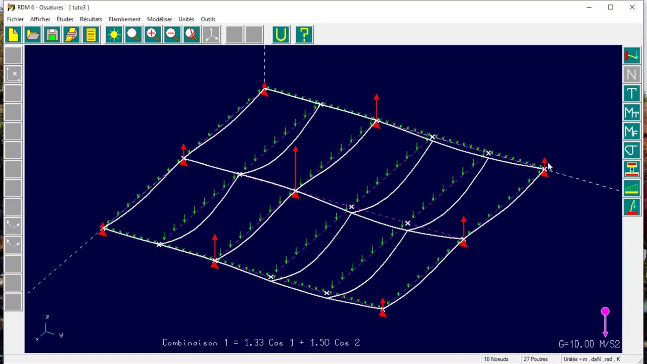 Tutoriel 3: Plancher métallique sur RDM6 - YouTube
