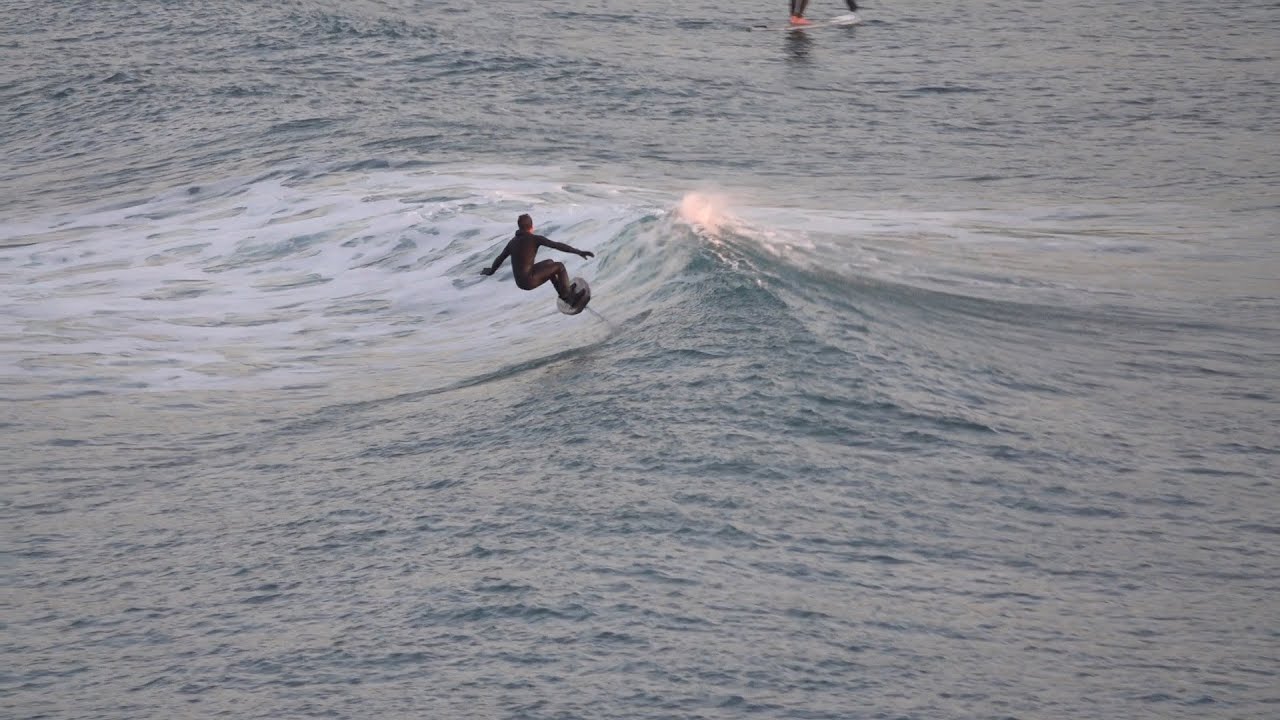 Appletree Pro Surf Foil - 4'4 - Bantham Rivermouth - YouTube