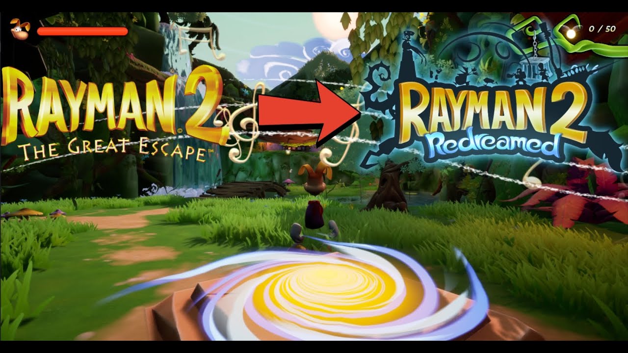 Rayman 2 Redreamed Demo - WITH RAYMAN 2 MUSIC! - YouTube