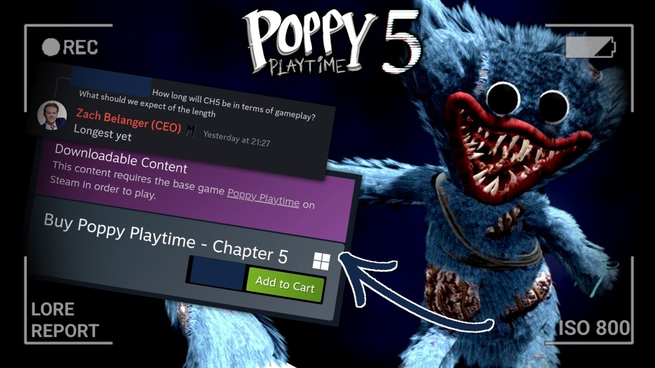 Poppy Playtime Chapter 5 - PRICE of the GAME and New Official MESSAGES ...