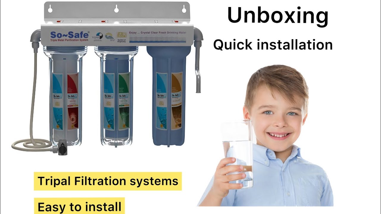 So safe water purification system | water purifier unboxing and ...