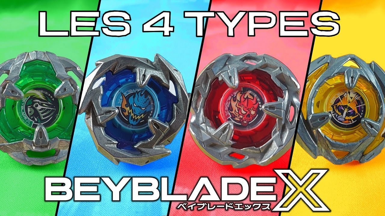 LES 4 TYPES DE BEYBLADE X ! - YouTube