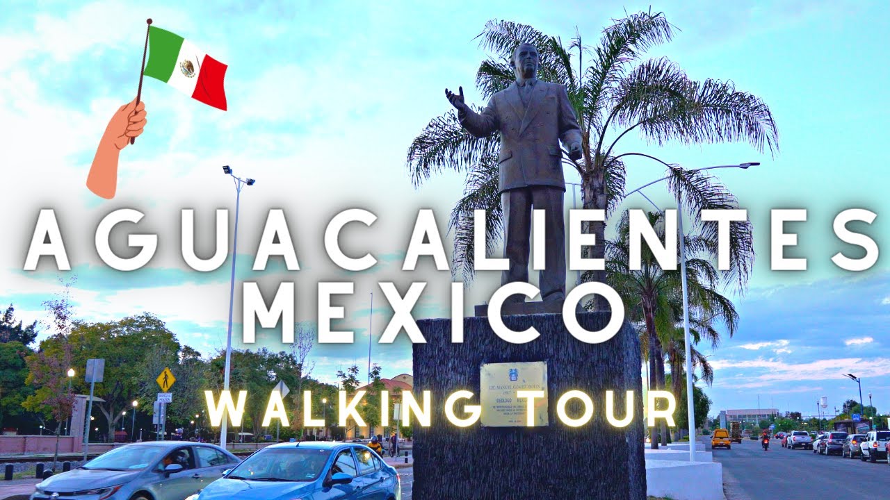 Aguascalientes Mexico Virtual Walking City Tour 4K 24 min - YouTube
