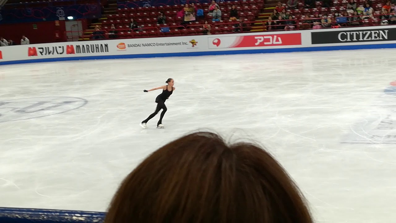 Alina Zagitova Sp PRACTICE 20/03/2018 WORLD FIGURE SKATING ...