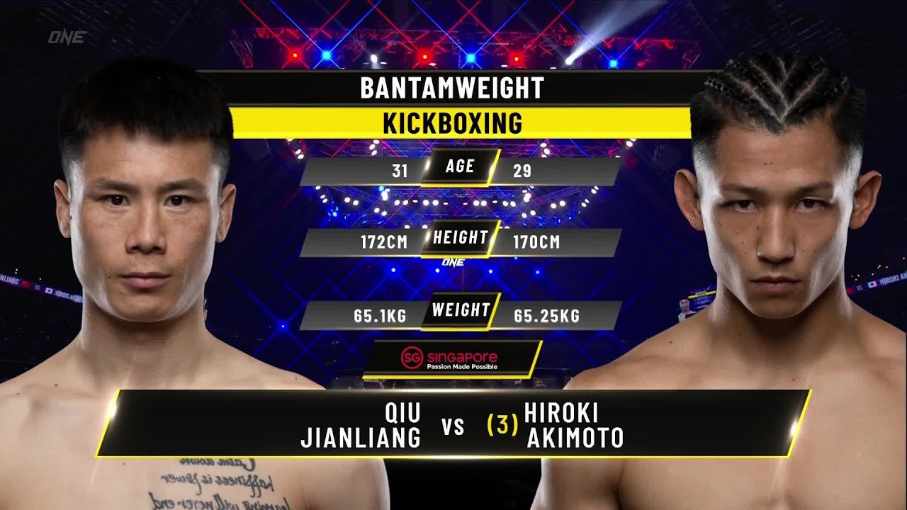 Qiu Jianliang vs. Hiroki Akimoto | ONE Championship Full Fight - YouTube
