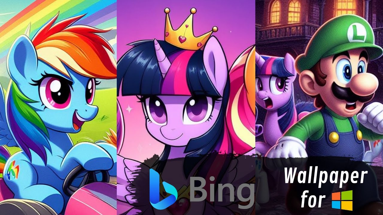 MLP Bing Creator Wallpaper For Windows 1 (Single video) - YouTube