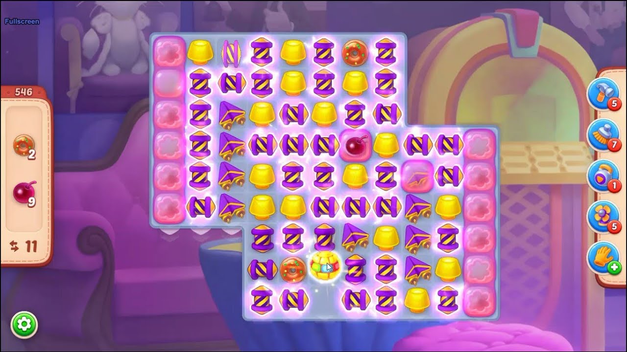 Homescapes wonderful Puzzle solving game play video | complete Level ...