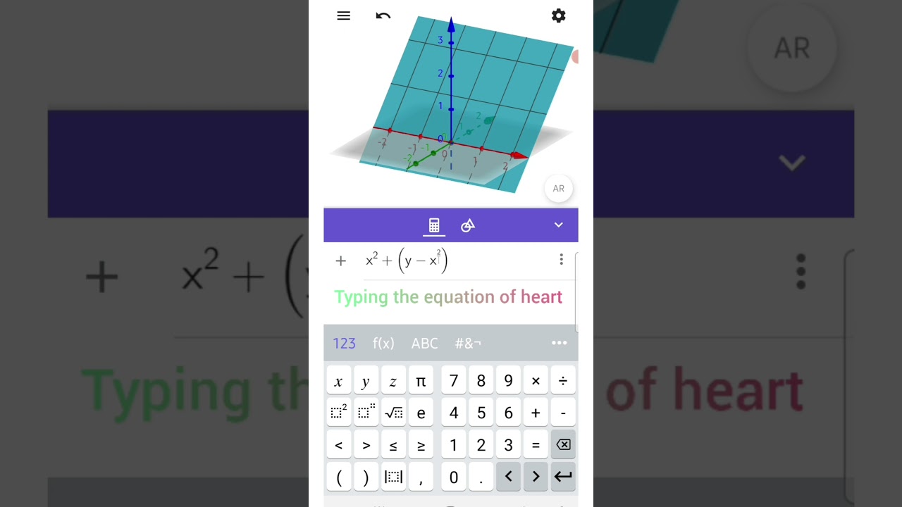 Equation of Heart | Equation of Heart in 3D | Love | Heart figure ...