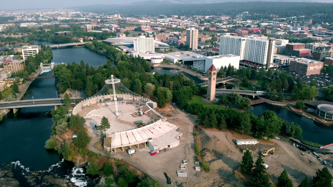Downtown Spokane by Inland Northwest Drones - YouTube