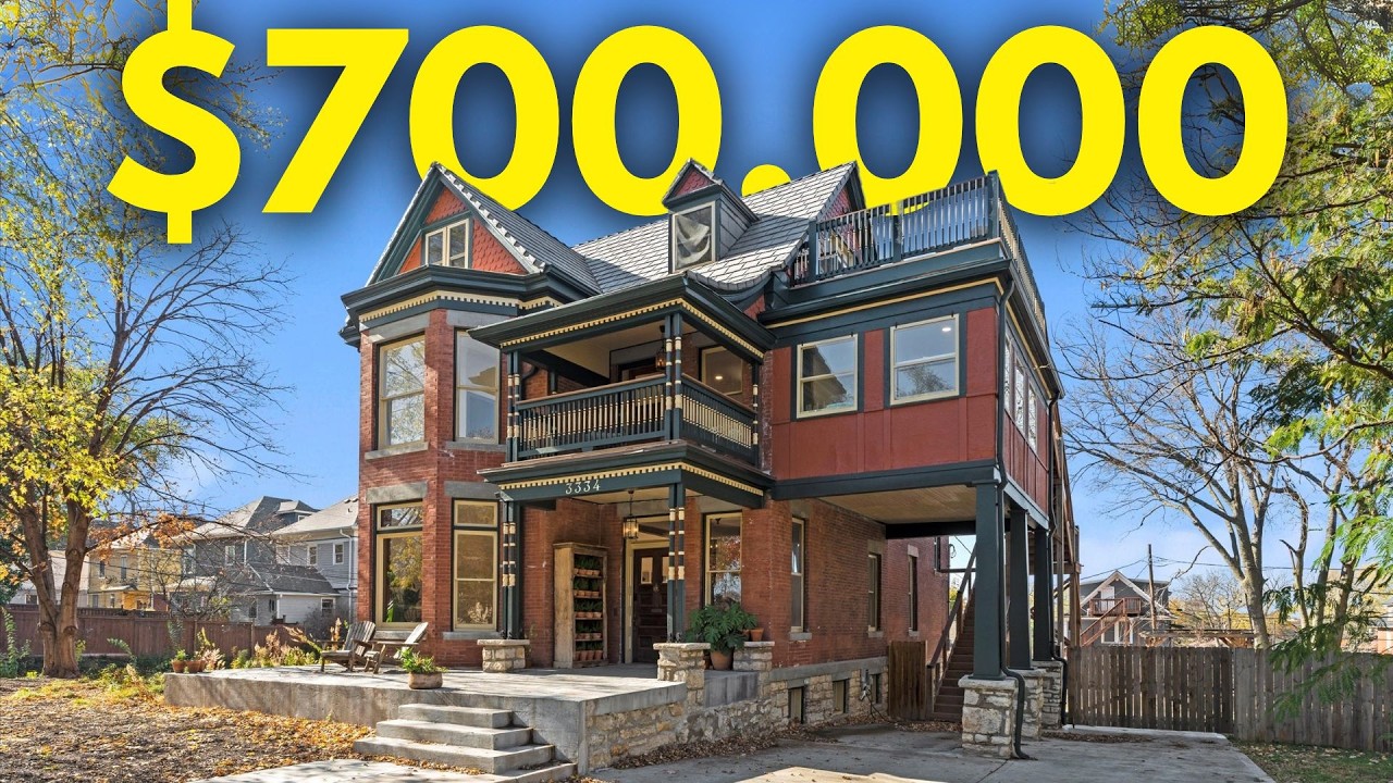 INSIDE A $700k Victorian Home with an UNREAL Attic | Kansas City Homes ...
