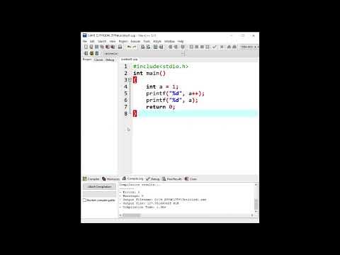 dev c++ 연산 4 - YouTube