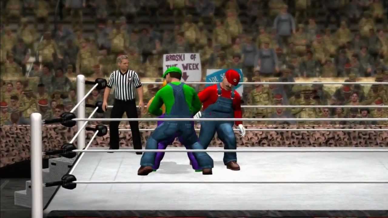 WWE '12: The Super Mario Bros. Challenge - YouTube