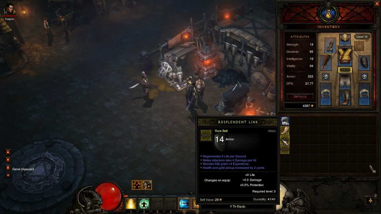 Diablo 3 Items Border and Text Bug.avi - YouTube
