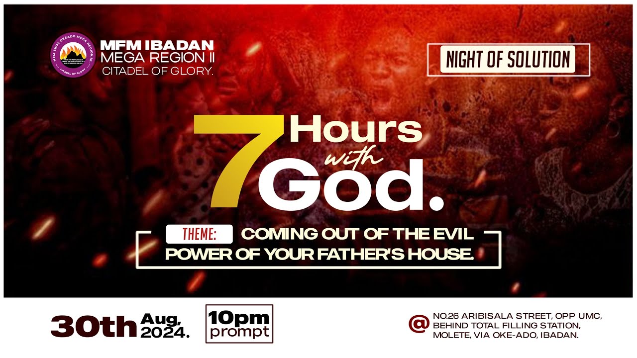 COMING OUT OF THE EVIL POWER OF YOUR FATHER'S HOUSE (NIGHT OF SOLUTION ...