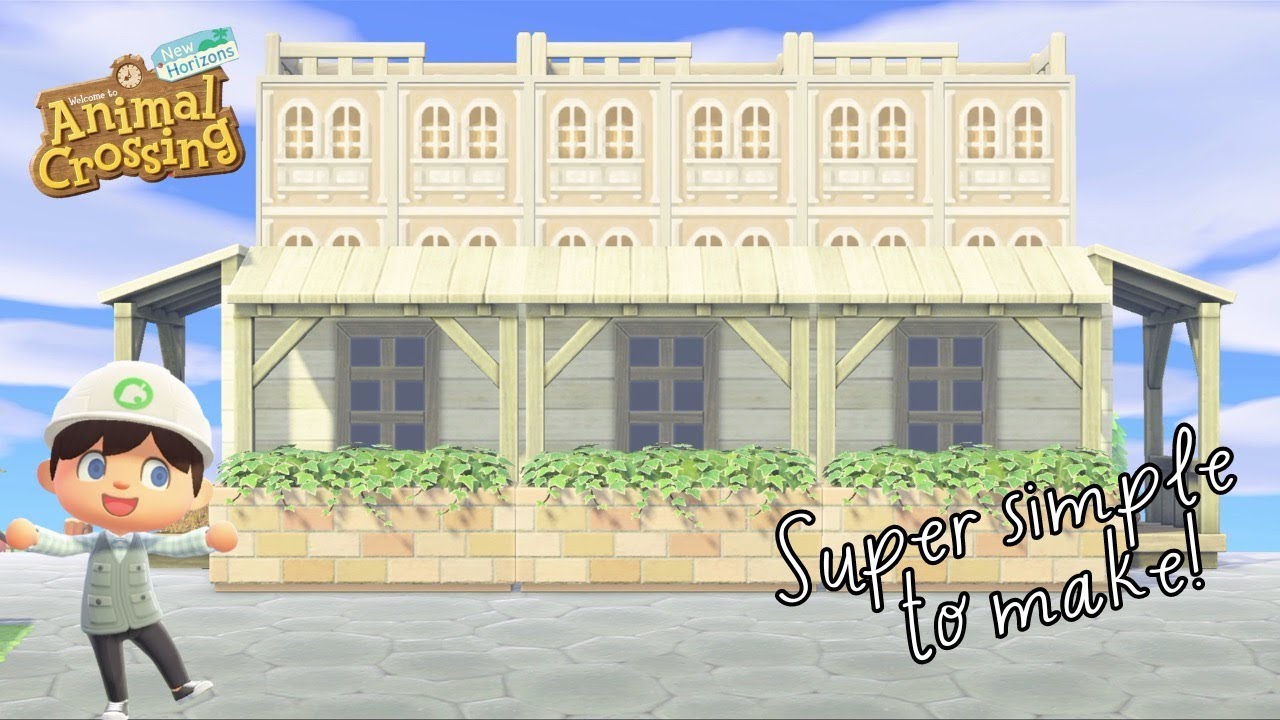How to build a Super Simple Building in Animal Crossing! - YouTube