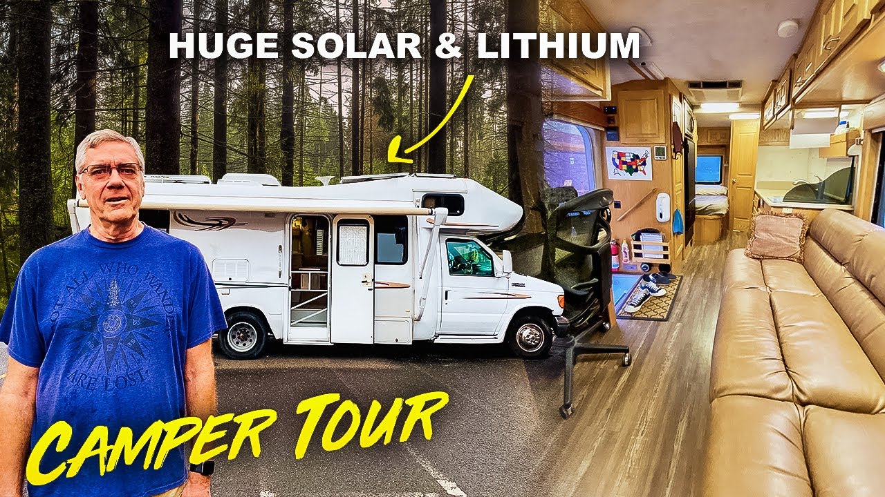 LIVING Full-Time in a Born Free Class C Motor Home RV Camper TOUR - YouTube