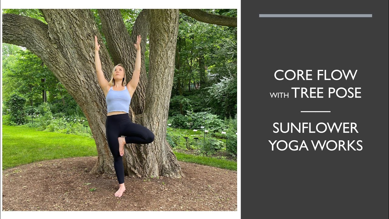 Tree Pose Flow (35 minute core vinyasa yoga) - YouTube