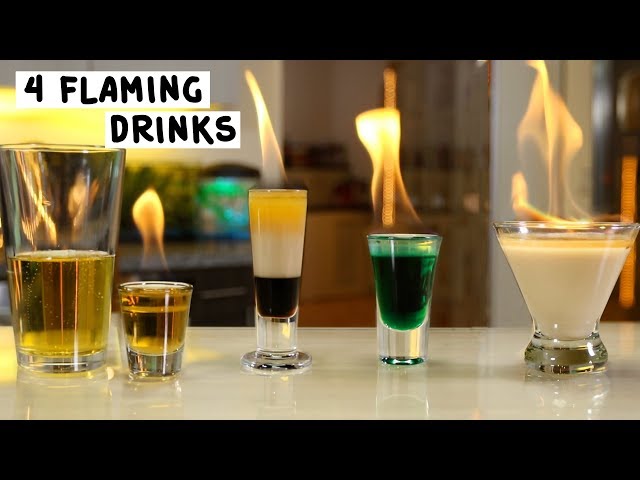Alcohol Shots On Fire