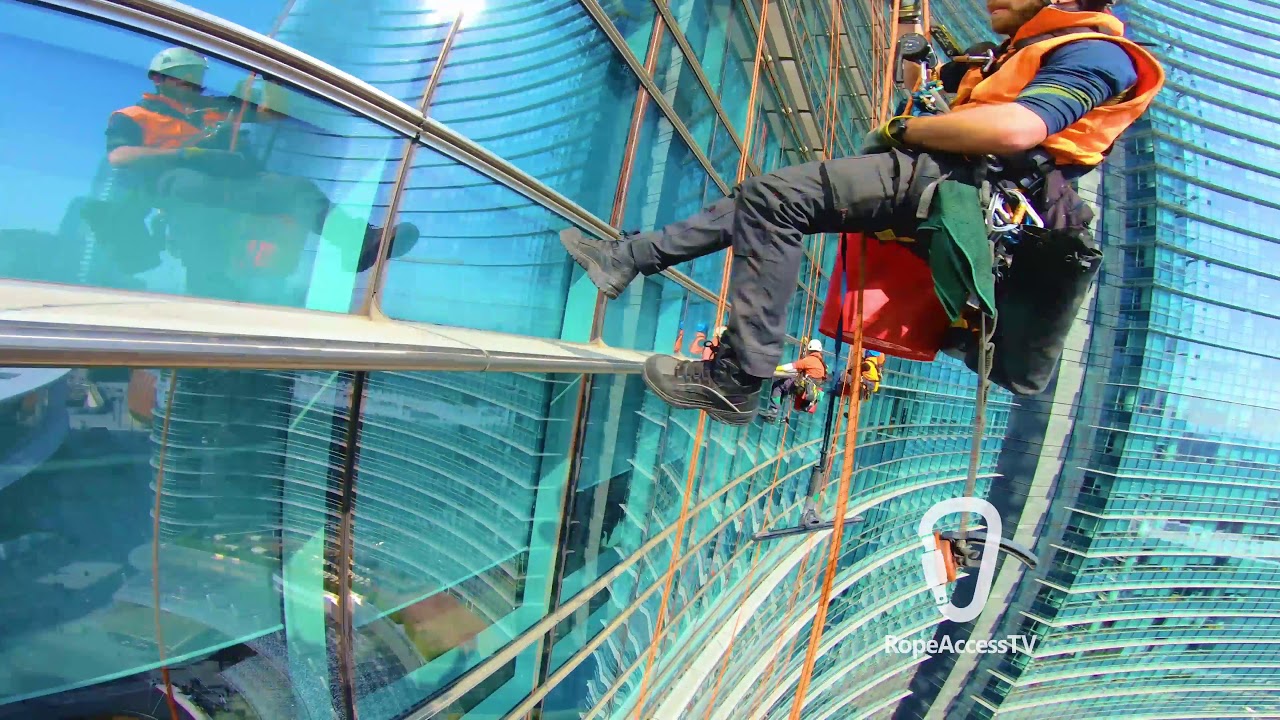 REAL FOOTAGE! - Day in a life of a Rope Access Technician - YouTube