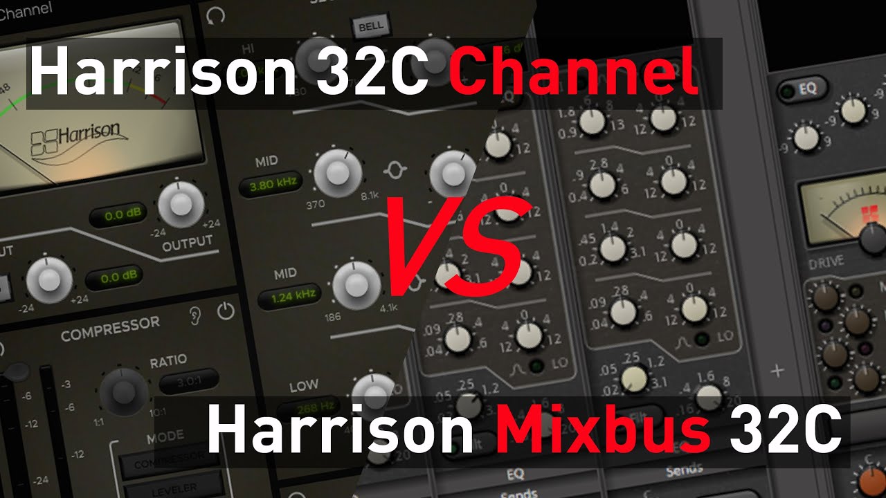 Harrison 32C Channel VS Mixbus 32C (Full Song Demo) - YouTube