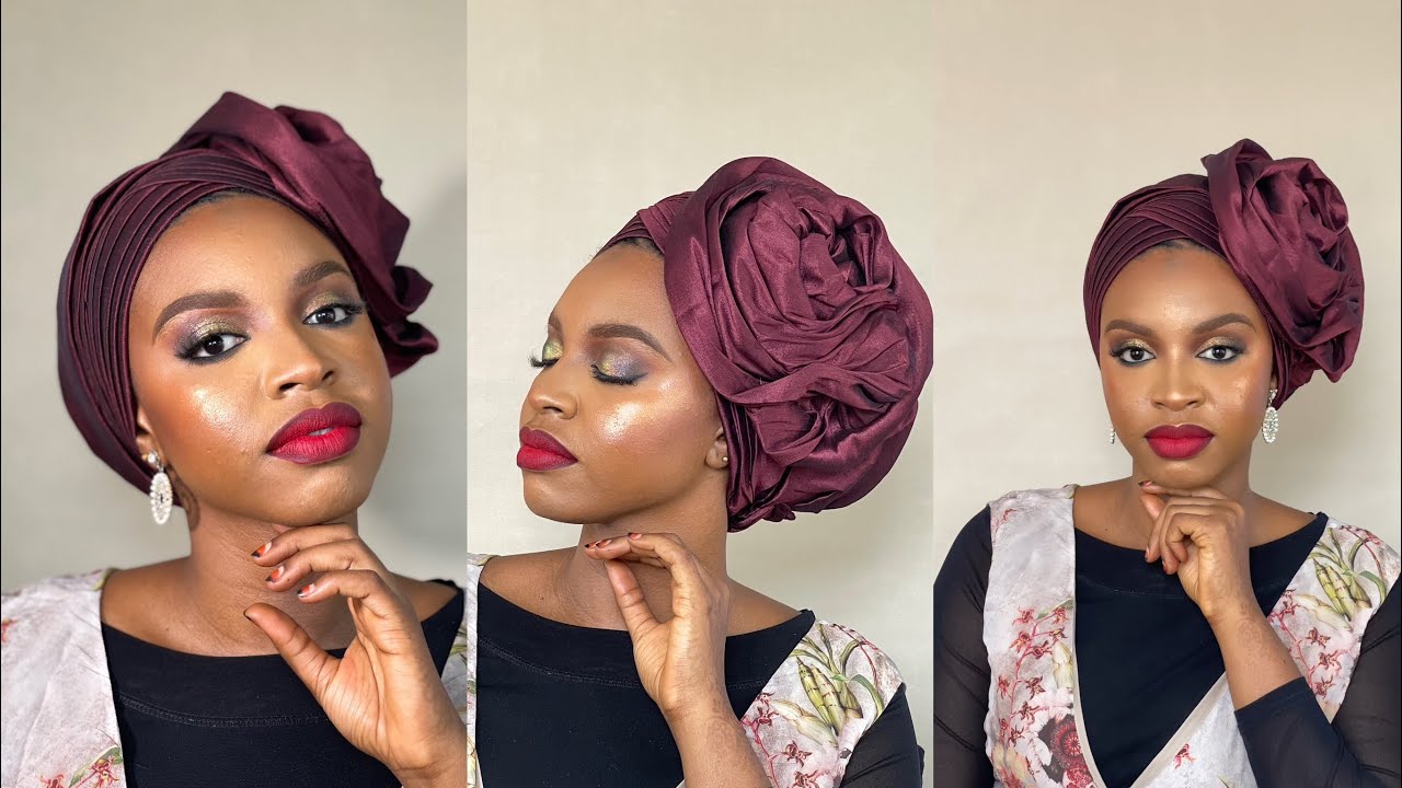 How to tie a rawsilk turban | turban tutorial - YouTube