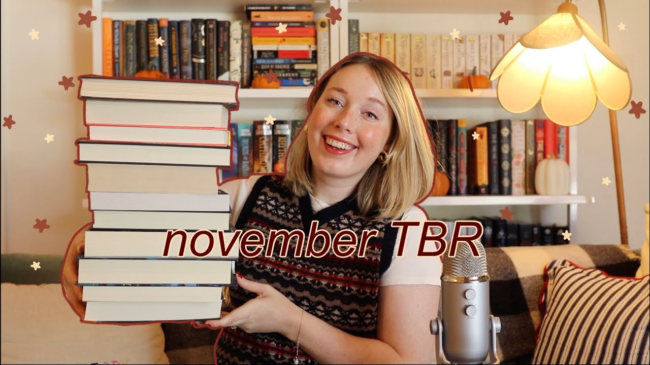 all the books I want to read in november (november tbr) - YouTube