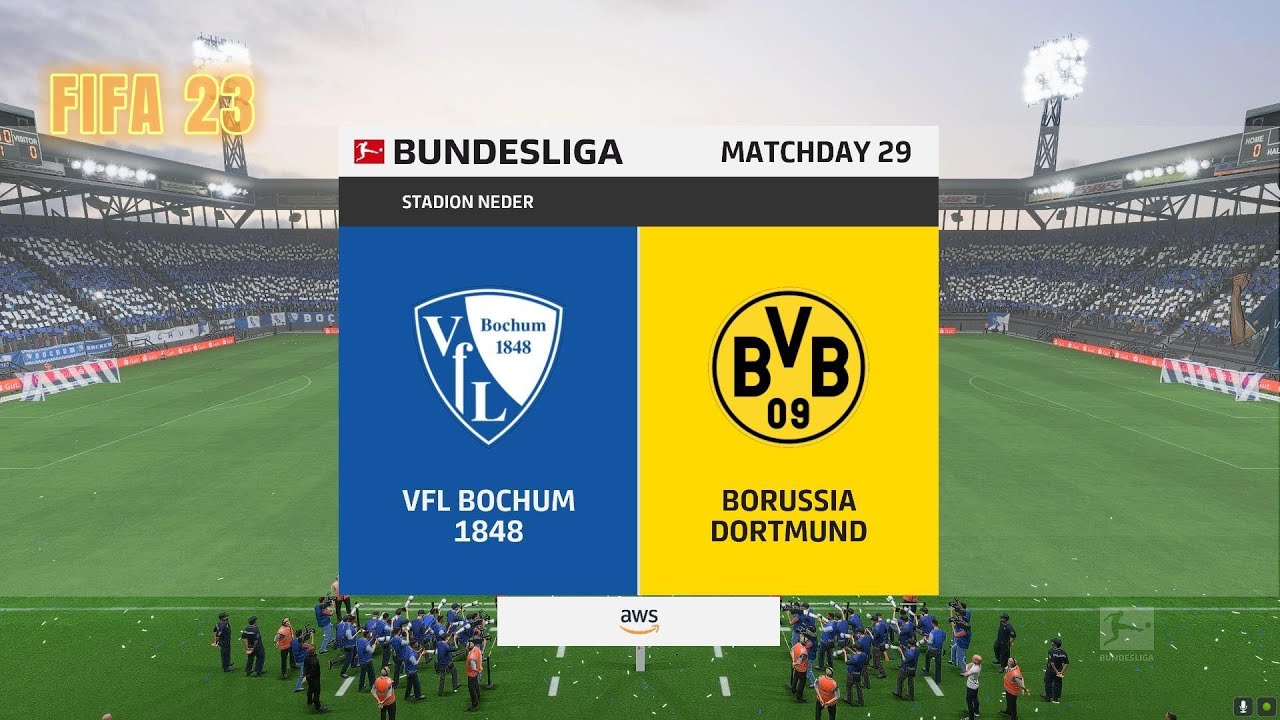 FIFA 23 I Match Day 29 I Vfl Bochum v Dortmund I Bundesliga | at ...