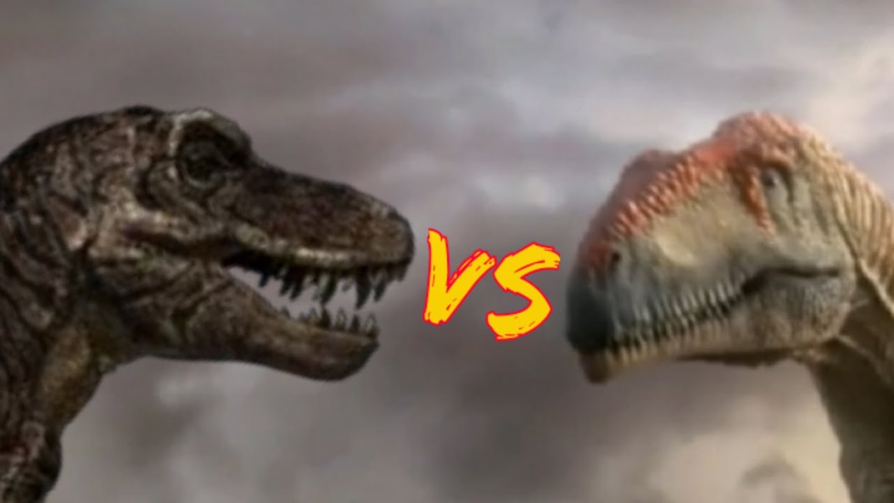Tyrannosaurus Rex VS Mapusaurus - YouTube