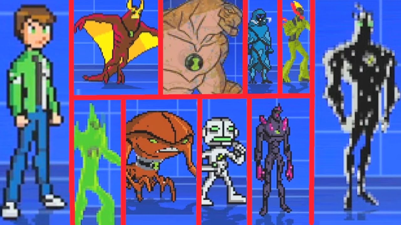 Char Ben 10 S2 DUBLADO com 10 TRANSFORMAÇÕES - Mugen - YouTube