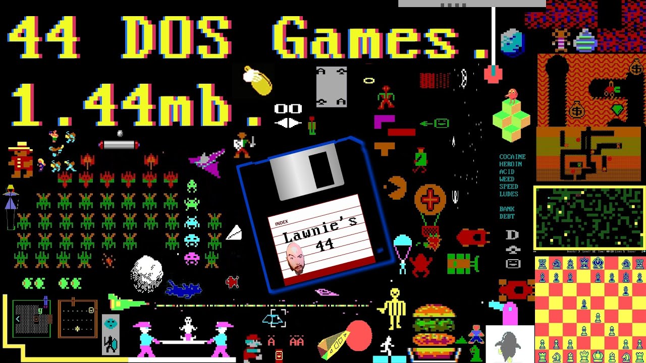 44 DOS Games. 1.44MB. - YouTube