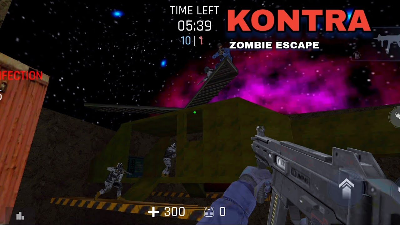 Kontra Multiplayer Fps - Zombie Escape Mode Android Gameplay !! - YouTube