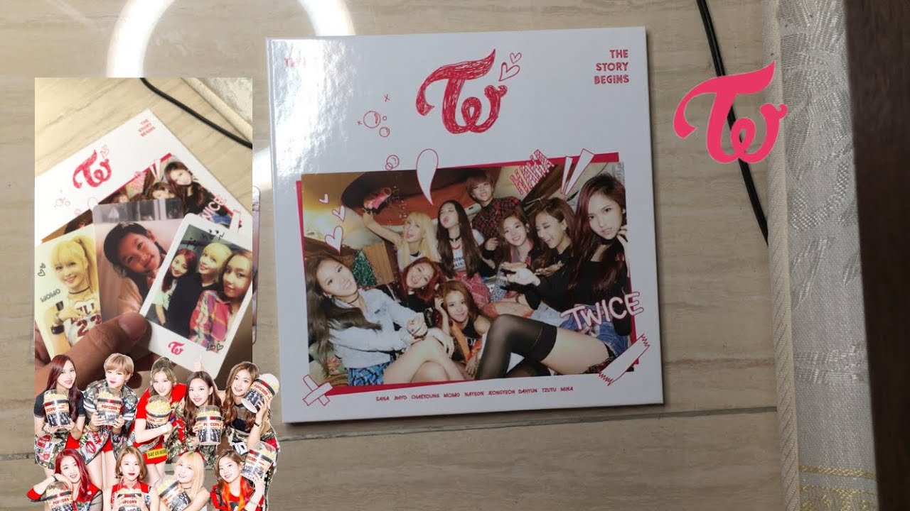 TWICE- THE STORY BEGINS ALBUM UNBOXING - YouTube