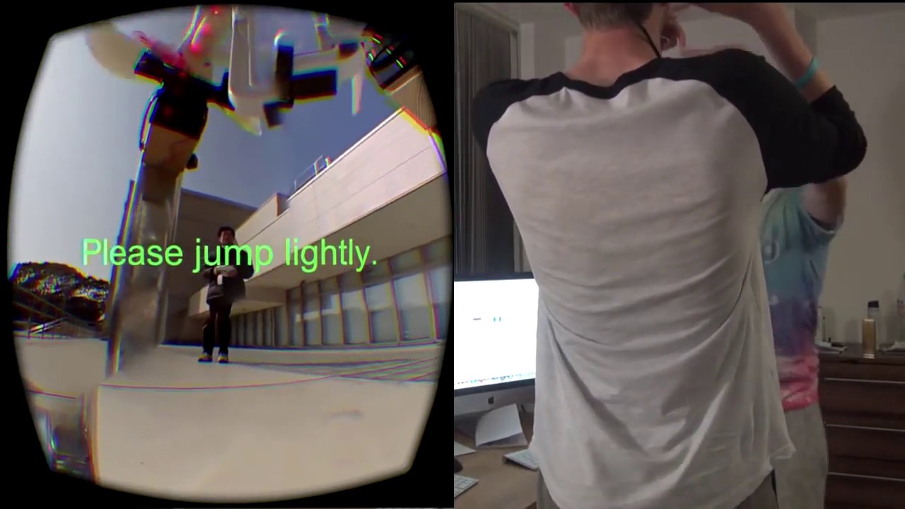 OCULUS RIFT ROLLERCOASTER & SUPER JUMPING WITH HARRY - YouTube