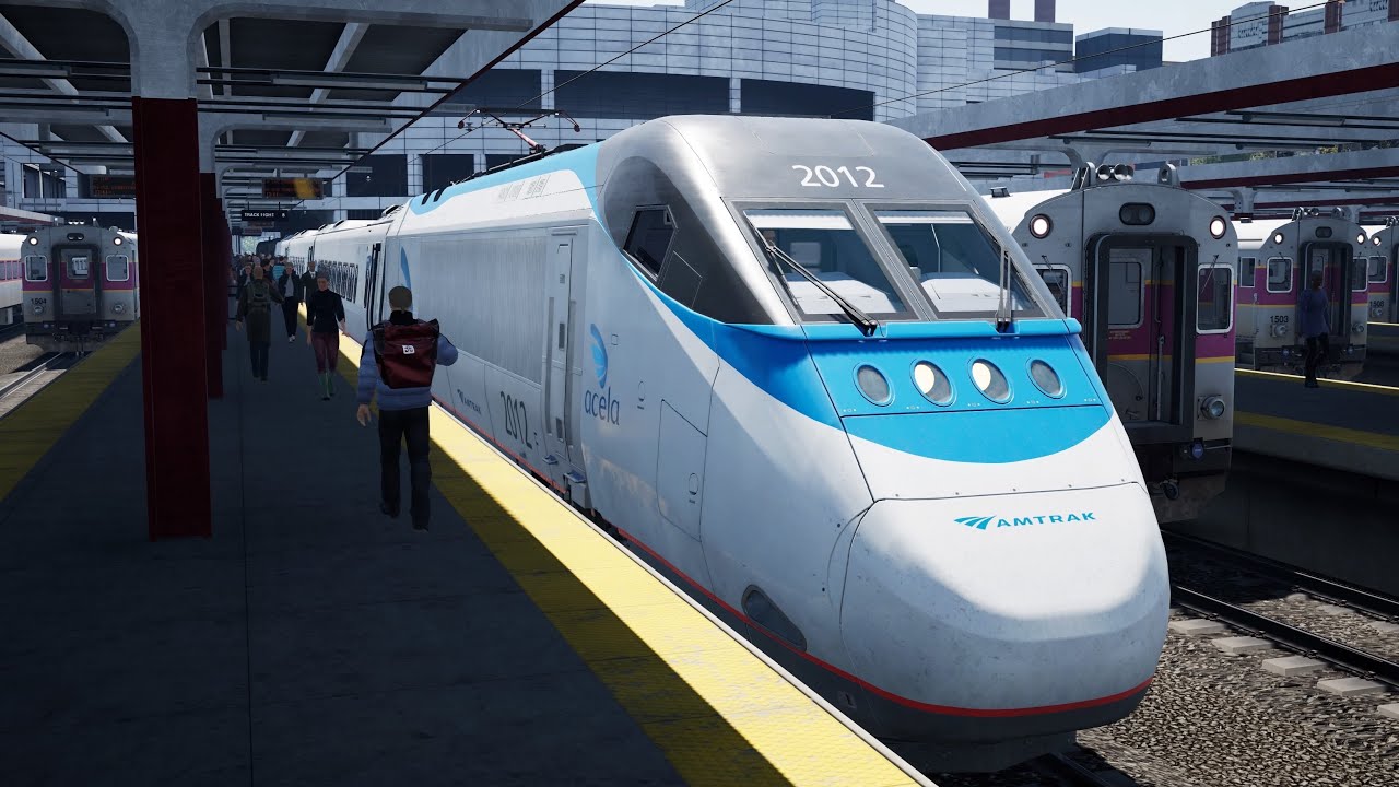 Mit dem starken Acela Express nach Boston 💪🏻- TSW 4 - YouTube