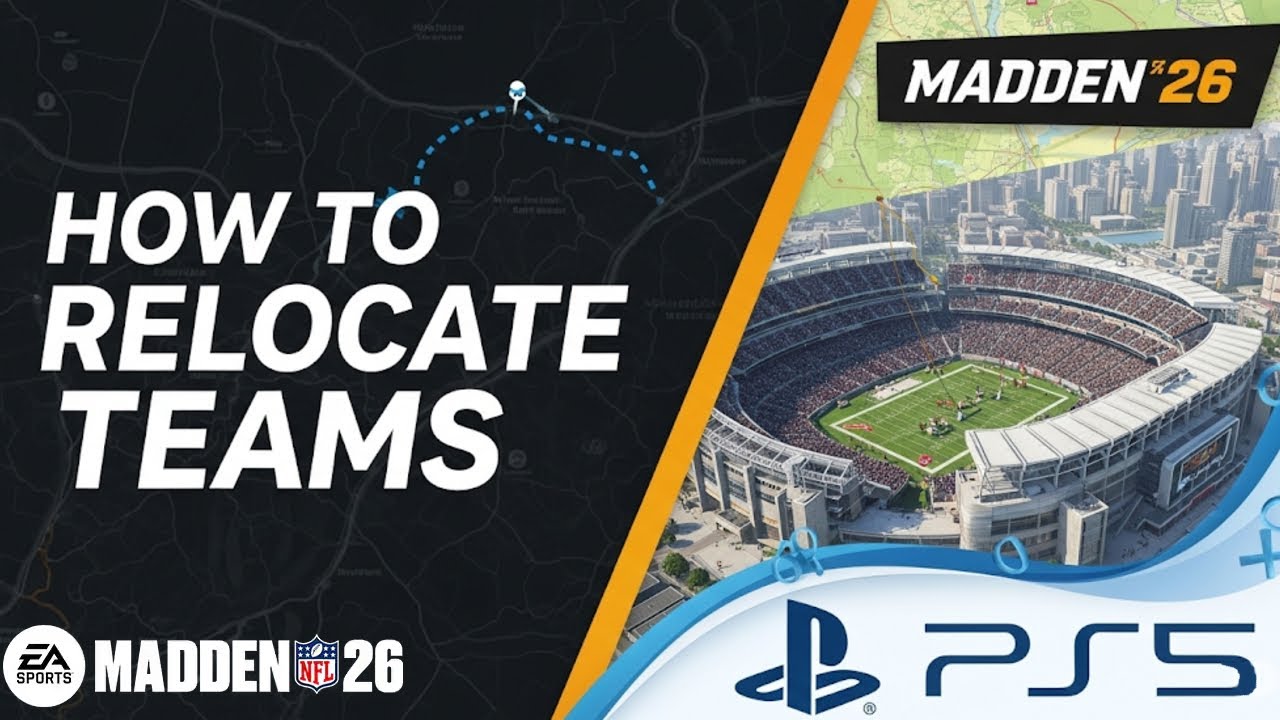 Tutorial: Madden 26 Team Relocation Guide - All Uniforms, Logos ...