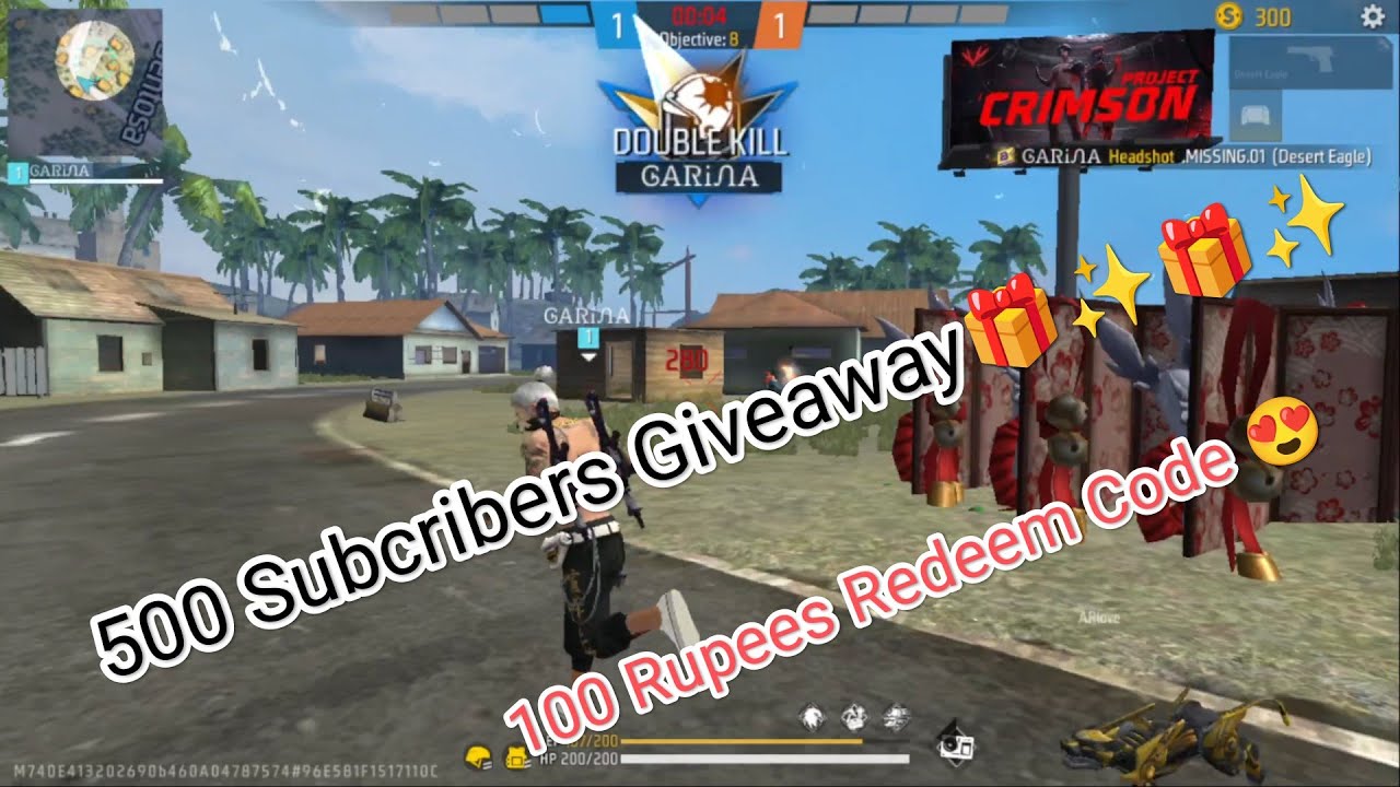 500 Subscribers Giveaway 🎁 🎁 100 Rupees Redeem Code || #viralvideo # ...
