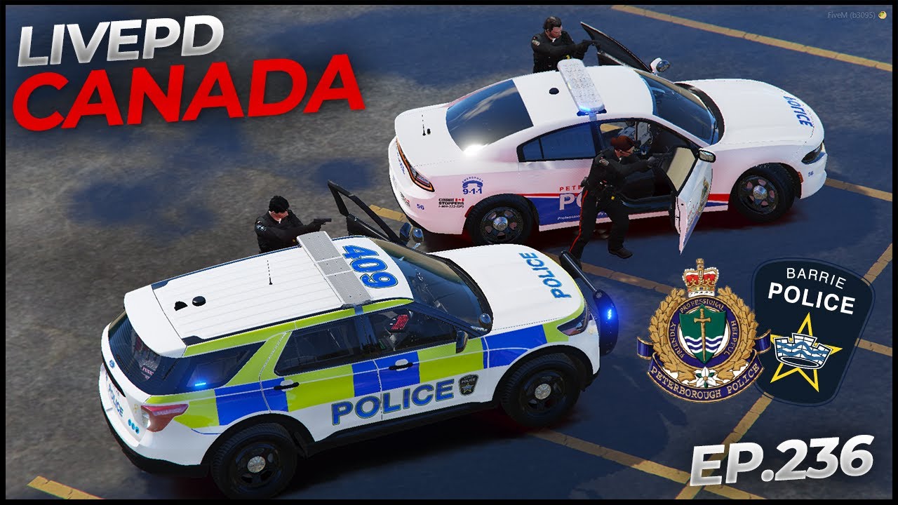 #FiveM LivePD Canada Greater Ontario Roleplay | Head On Collision During High Speed Police ...