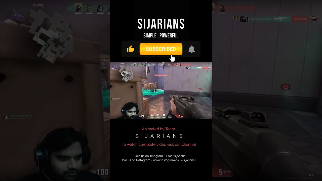 Bina Dekhe Hi Maar Dia | Valorant GamePlay | Short 81 | SIJARIANS - YouTube