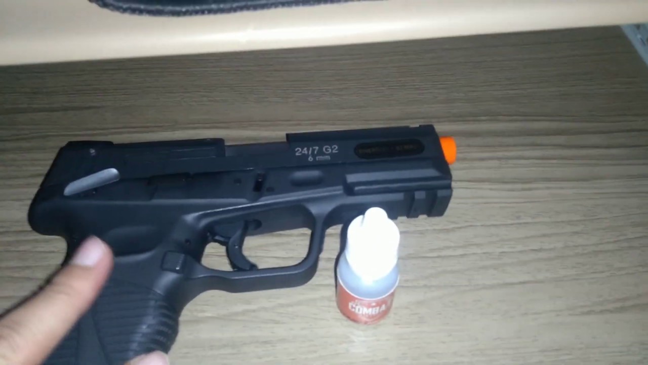 UNBOXING - AIRSOFT TAURUS PT 24/7 G2 CO2 SEMI - METAL - YouTube