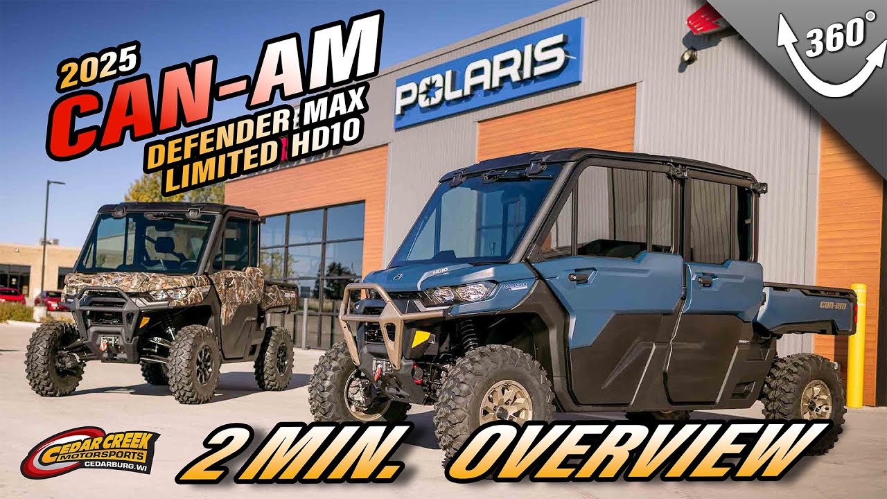 Overview | 2025 Defender MAX HD10 Limited Blue Dusty Navy - YouTube