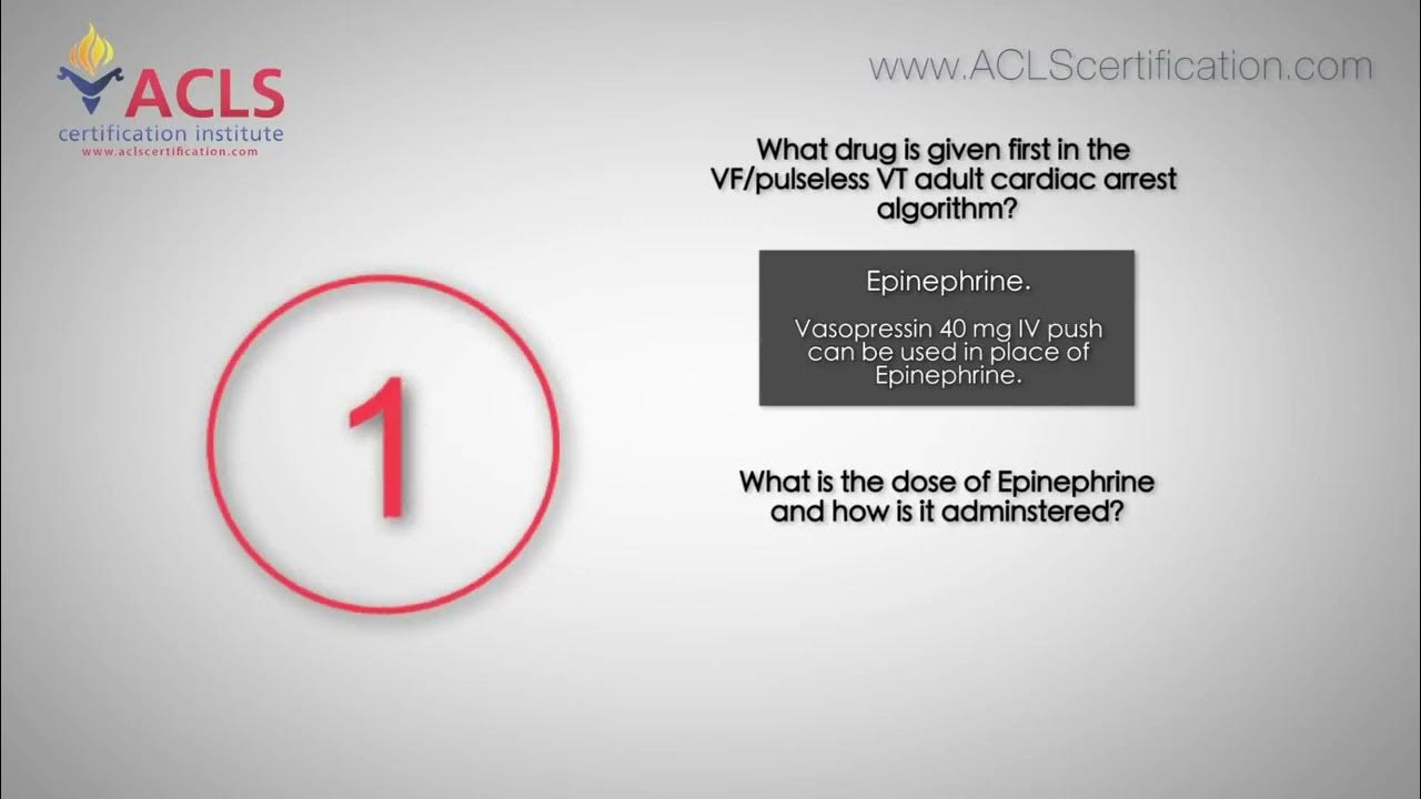 ACLS Megacode Series Video 1 by ACLS Certification Institute - YouTube