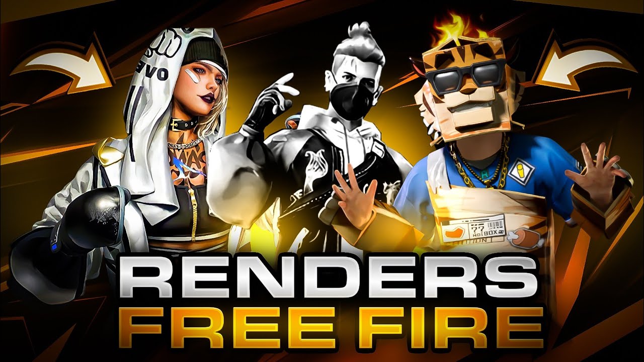 PACK RENDERS FREE FIRE ATUALIZADAS 2021 ? (TEU DESIGNER) - YouTube