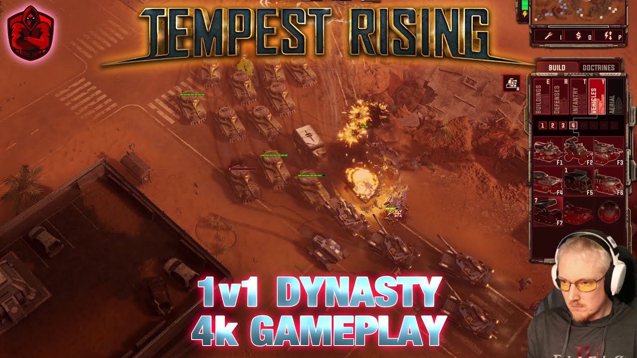 Tempest Rising 1v1 Dynasty Gameplay (4k) - YouTube