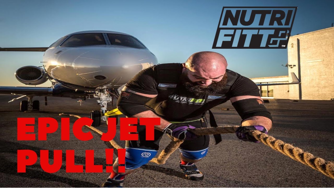 Nashville’s Strongest Man Epic Hawker XP 900 Plane Pull - YouTube