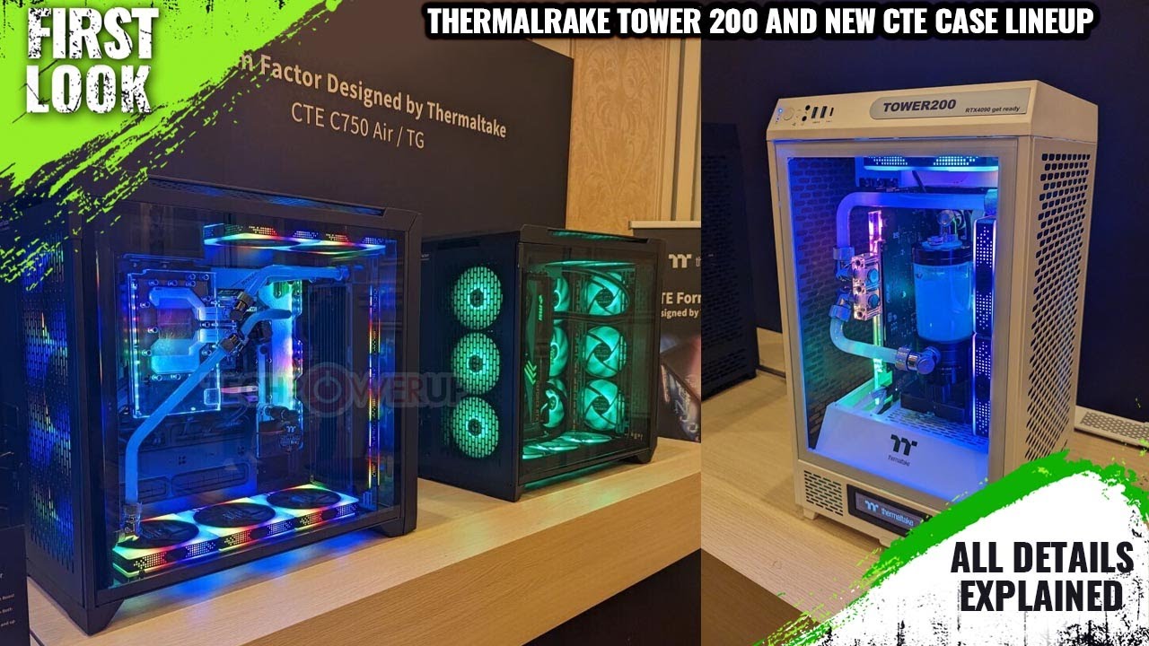 Thermaltake Tower 200, CTE C750 Air, C700 TG,C700 Air And CTE C500 TG ...